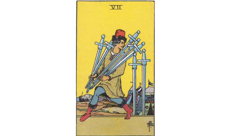Seven of Swords Tarot Card Symbolism - Esoteric Hut