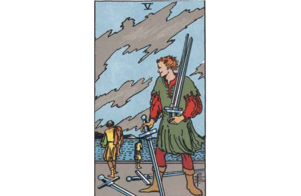 Five of Swords Tarot Card Symbolism - Esoteric Hut