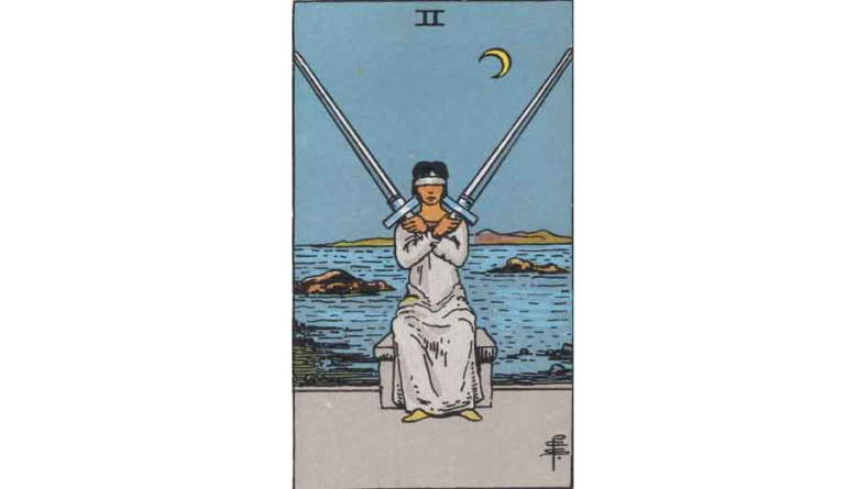 Two of Swords Tarot Card Symbolism - Esoteric Hut